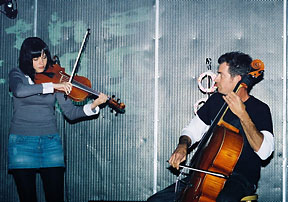 The Section Quartet review and concert photographs, Kinetic Playground, Chicago, IL Nov. 9, 2007